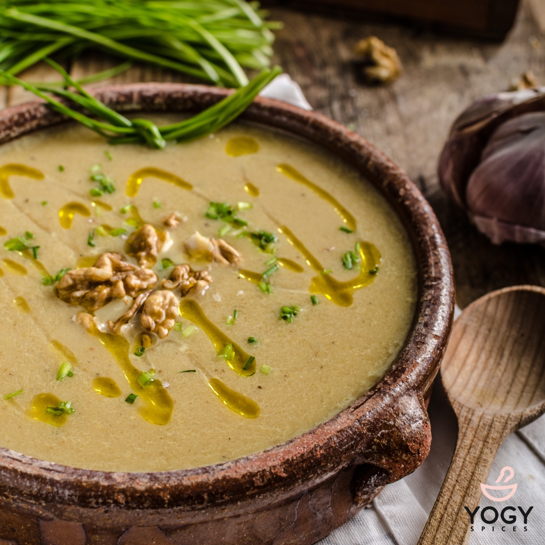 Francúzska zelerová polievka s Vadouvan curry - YOGY´s ,s.r.o.